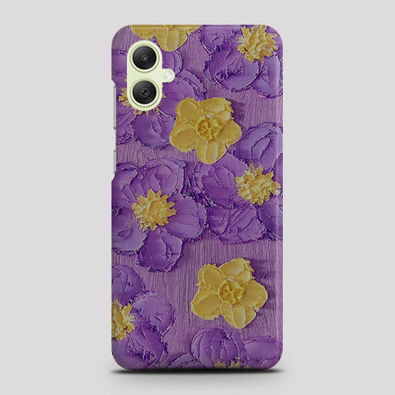 Samsung Galaxy A05s Cover - Floral Series - Design 8 - Purple & Yellow – OrderNation