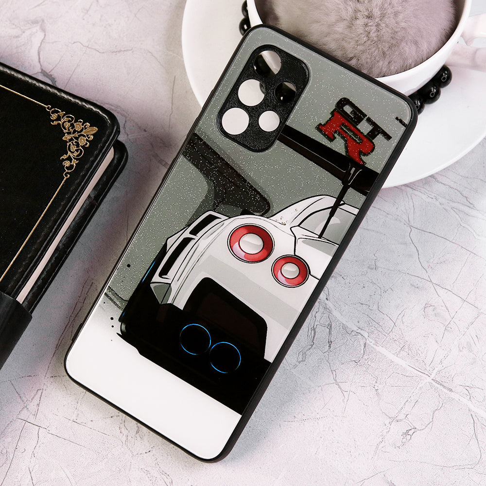 Samsung Galaxy A32 Cover - Design 63 - New Shiny Tempered Glass Soft B ...