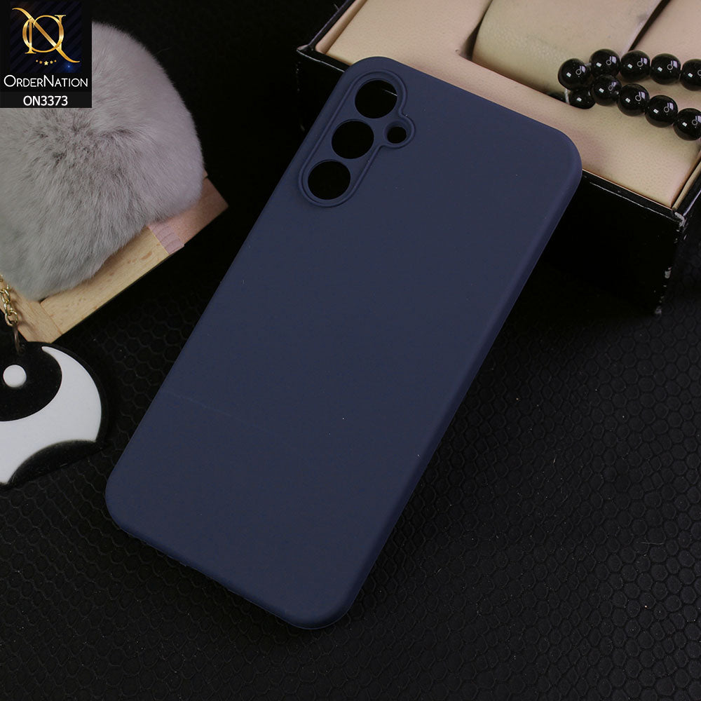 Samsung Galaxy A34 5G Cover - Midnight Blue - Soft Shockproof Sillica ...