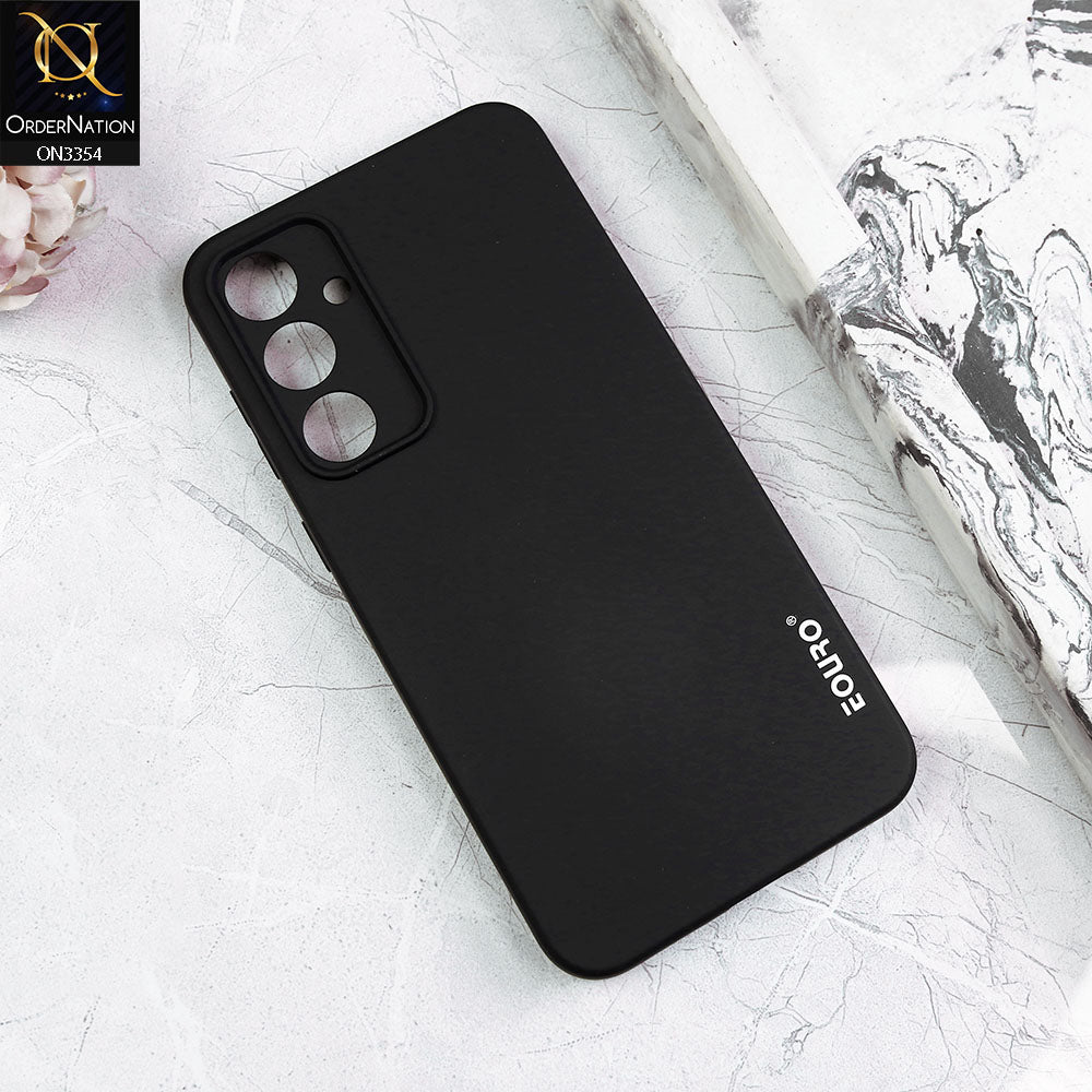 Samsung Galaxy S23 FE Cover - Black - EOURO Shock Resistant Soft Silic ...