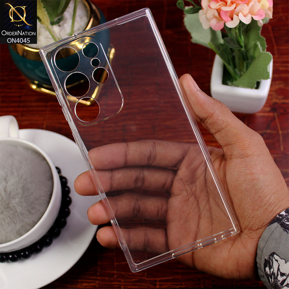 Samsung Galaxy S23 Ultra 5G Cover - Transparent - Clear Soft Silicon C ...
