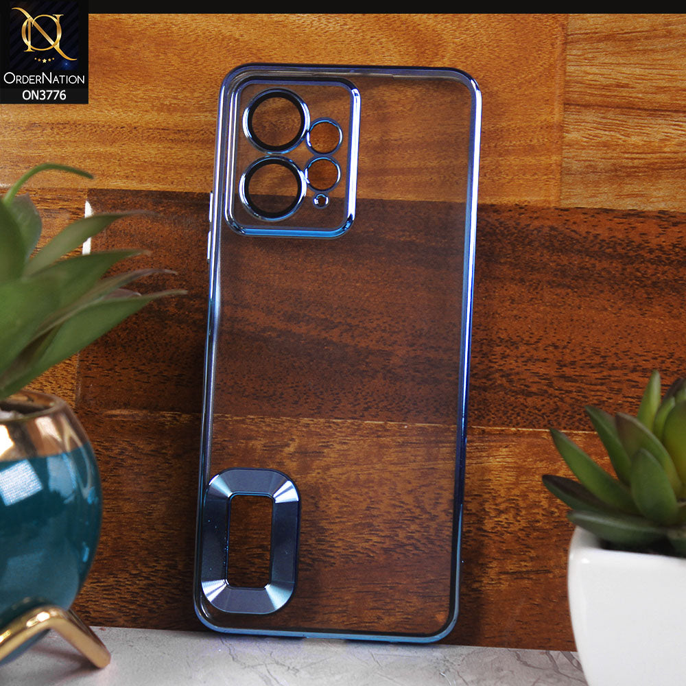 Xiaomi Redmi Note 12 4G Cover - Sierra Blue - Electroplating Borders L ...