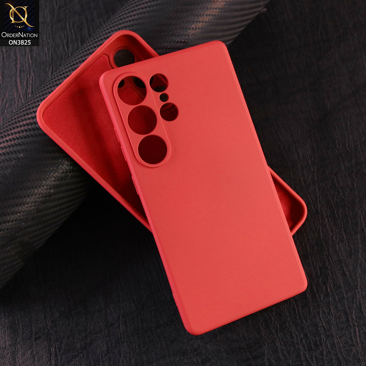 Samsung Galaxy A35 Cover - Red - ONation Silica Gel Series - HQ Liquid ...
