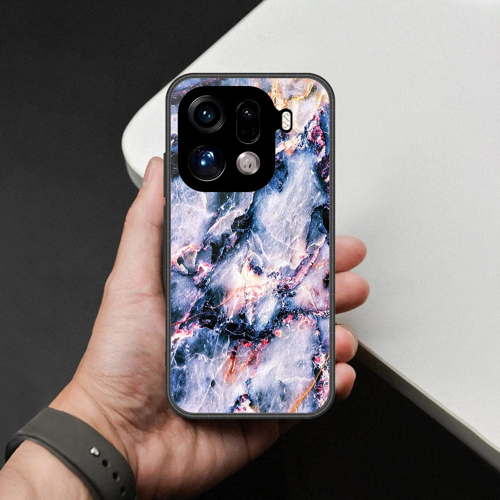 Oppo Find X9 Pro Cover - Colorful Marble Series - HQ Premium Shine Dur ...