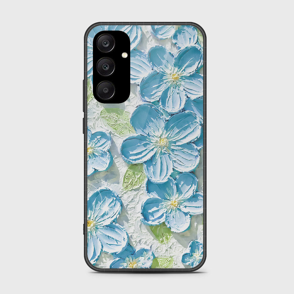 Samsung Galaxy A25 5G Cover - Floral Series - Design 12 - Grey & Green ...