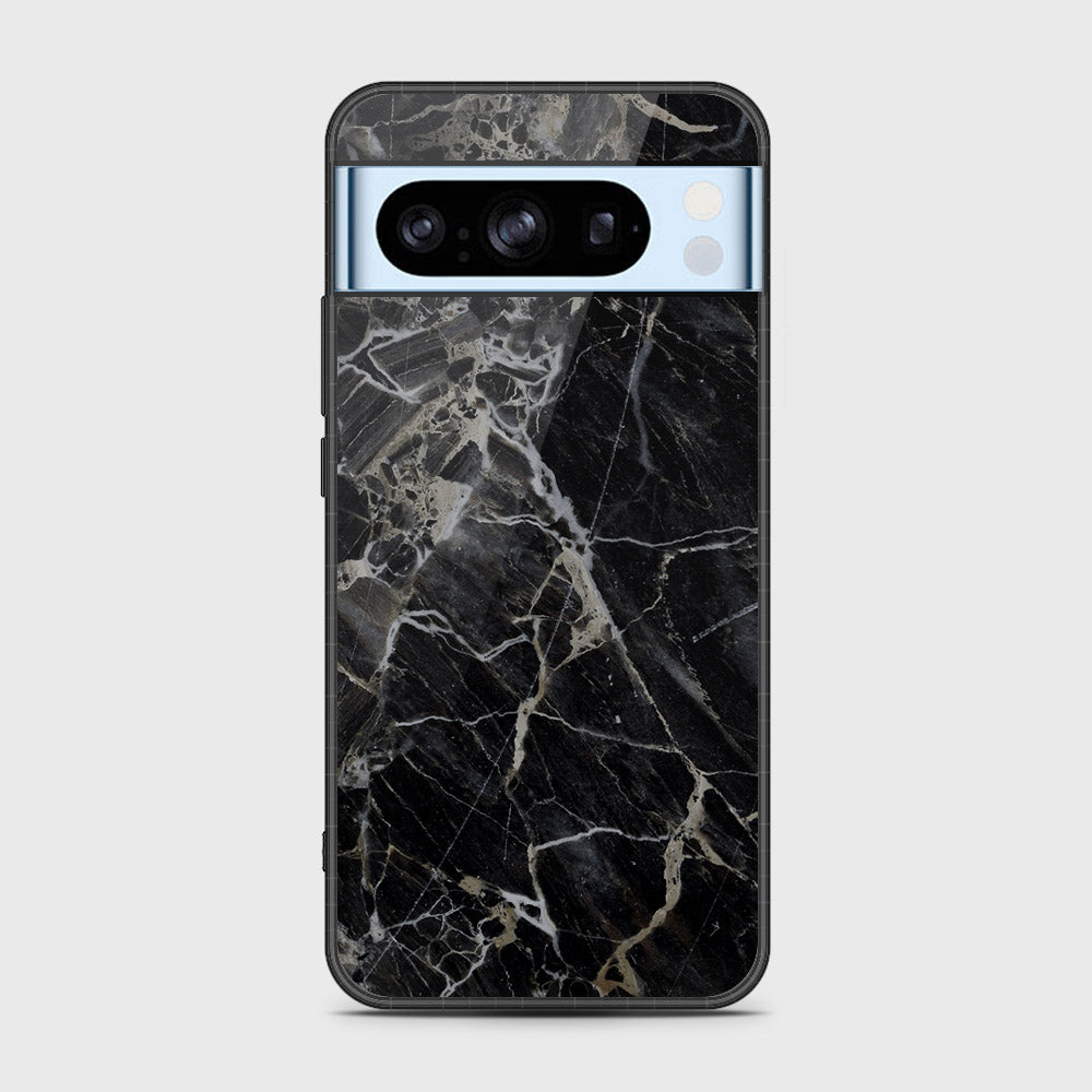 Google Pixel 8 Pro Cover- Black Marble Series - HQ Premium Shine Durab ...