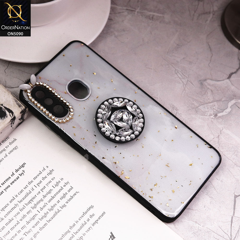Samsung Galaxy A30 Cover - Design10 - Bling Series - Glitter Foil Soft ...