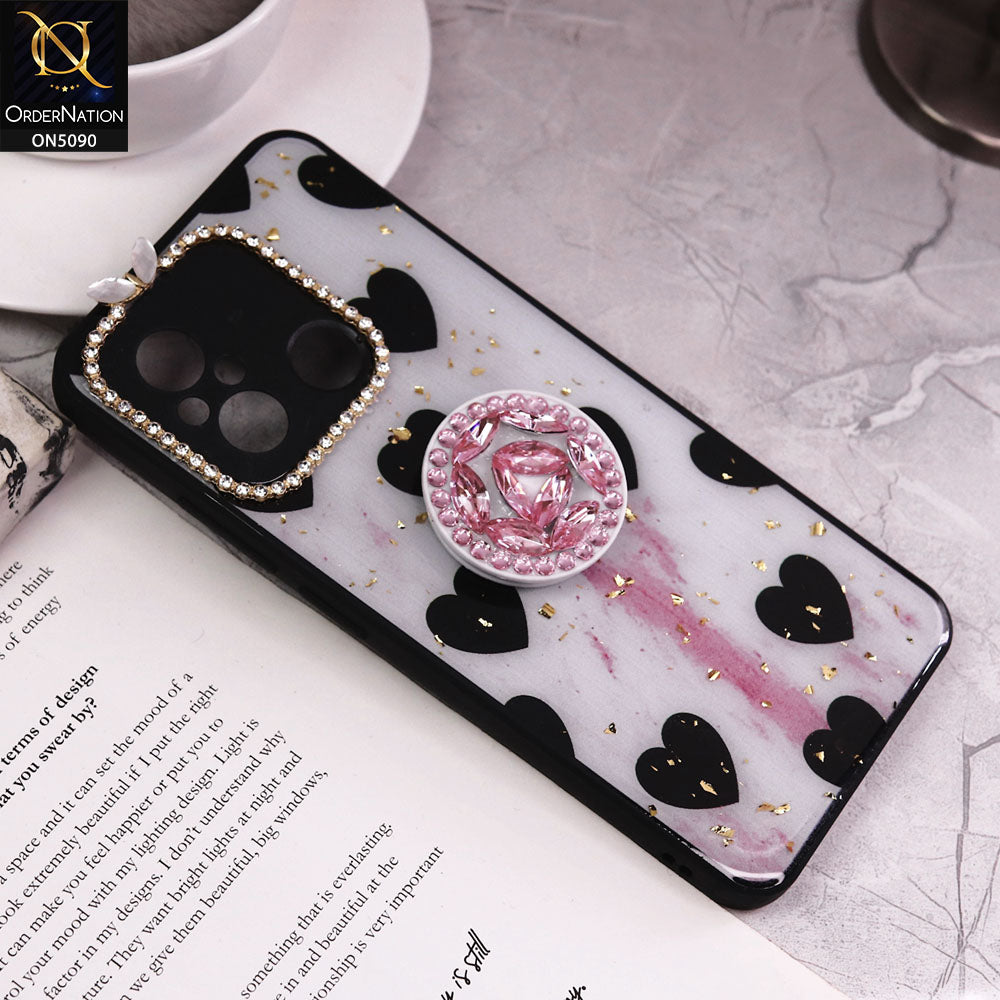 Xiaomi Redmi 12C Cover - Design2 - Bling Series - Glitter Foil Soft Bo ...