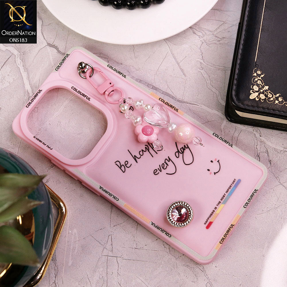 Xiaomi Redmi Note 13 Cover - Pink - New Colorful Candy Colors Happines ...