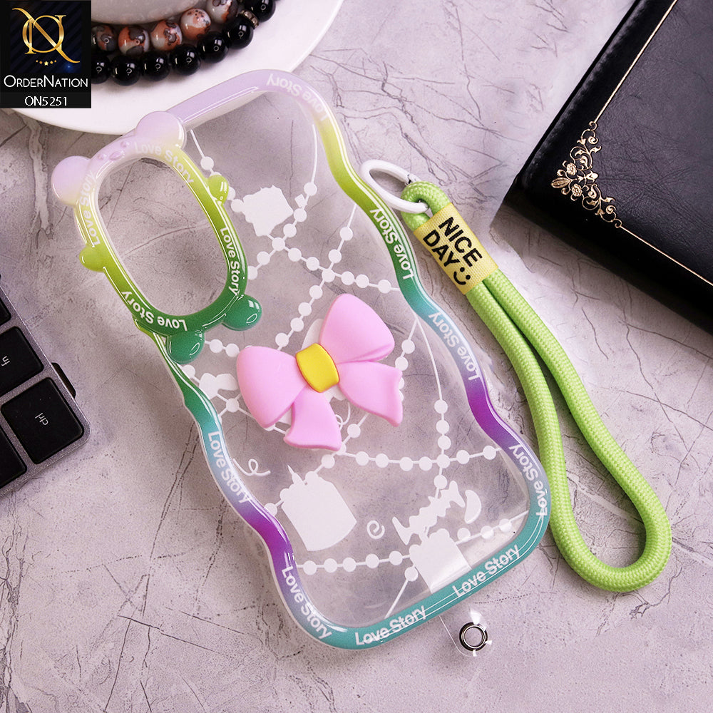 Samsung Galaxy A15 4G Cover - Pink - New Love Story Cute 3D Bow Knot S ...
