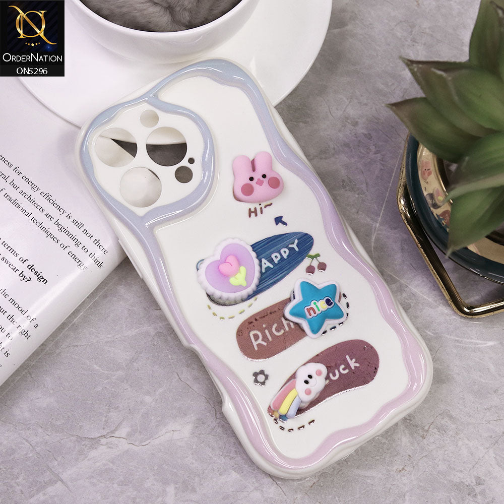 iPhone 16 Pro Max Cover - Design 2 - Cute 3D Cartoon Soft Silicon Heli ...