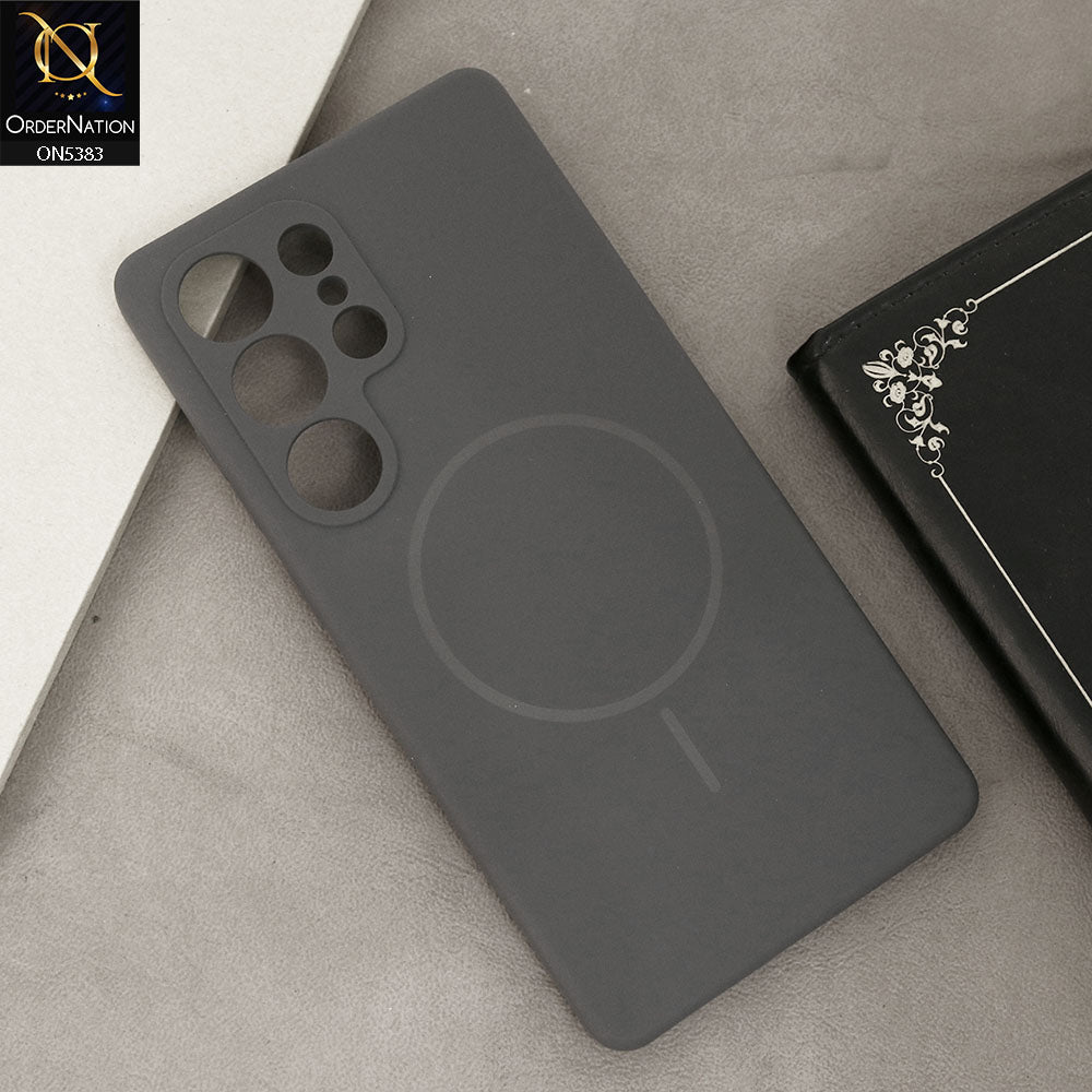 Samsung Galaxy S25 Ultra Cover - Gray - Elegant Soft Matte Silica Gel ...
