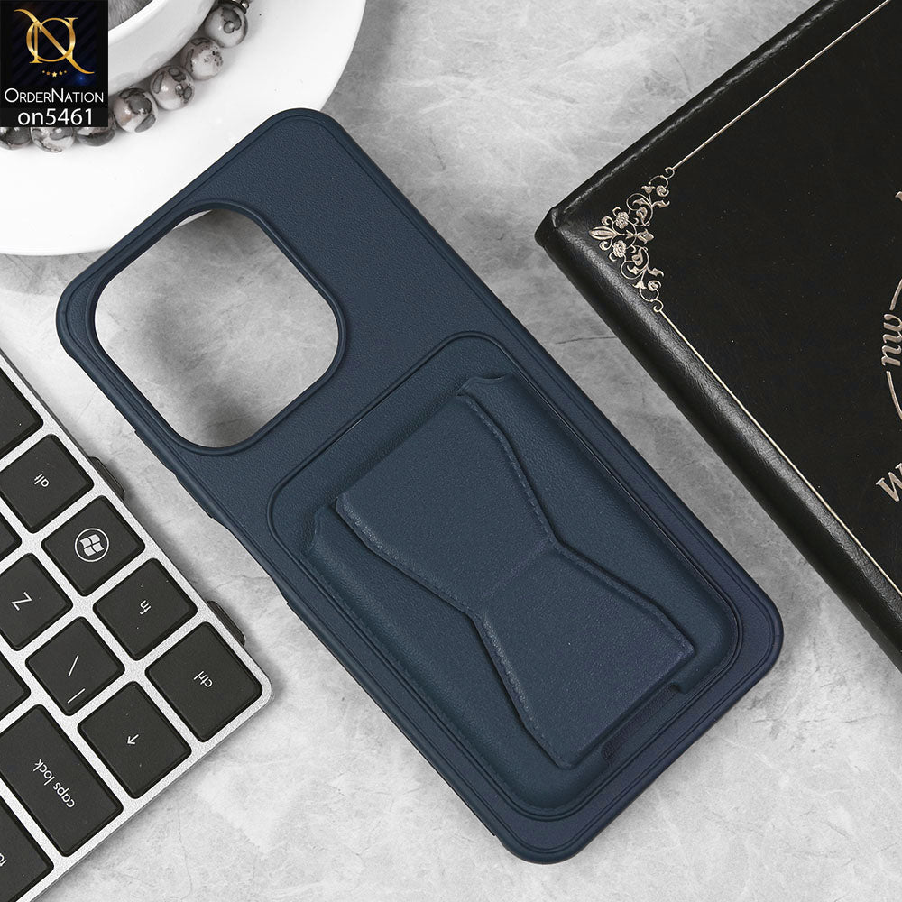 Infinix Hot 50i Cover - Blue - New Protective Case with Card Holder An ...