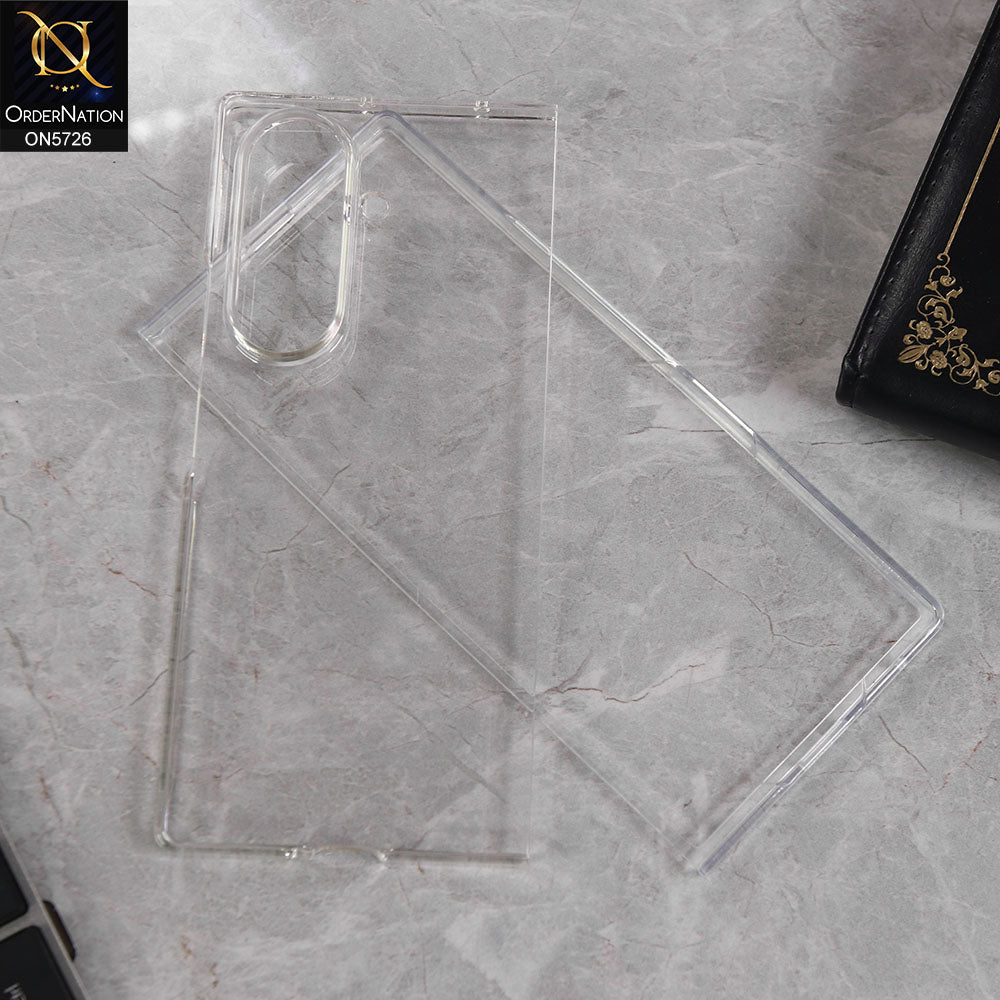 Samsung Galaxy Z Fold 7 Cover - Transparent - New Premium Quality Pc C ...