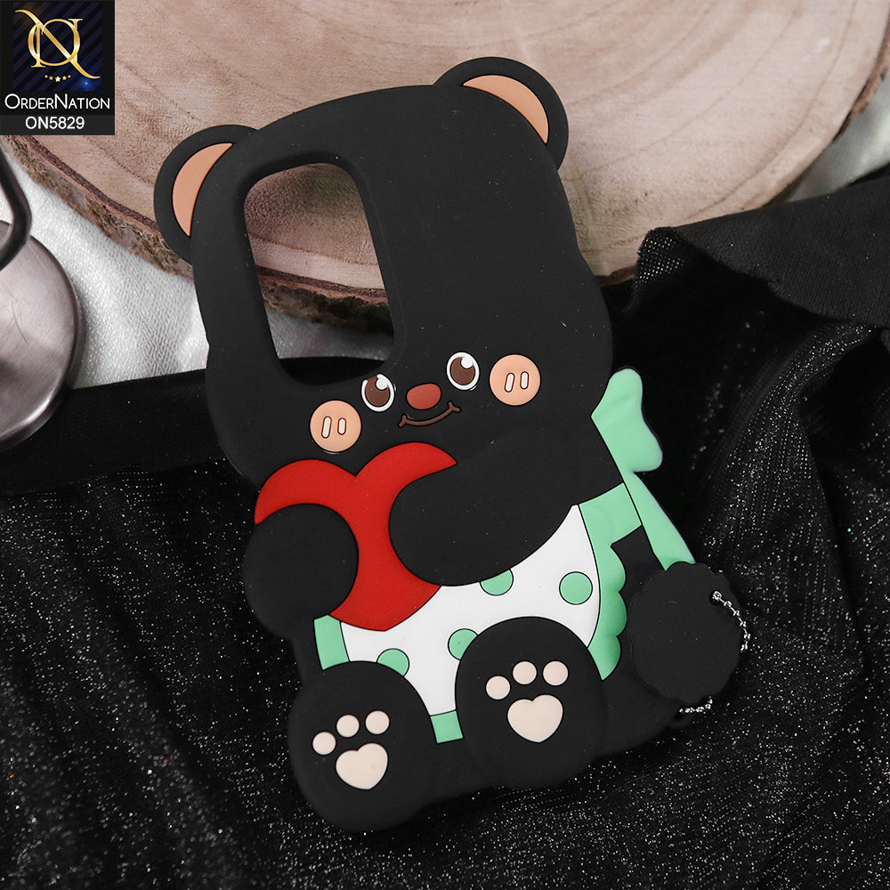 Tecno Spark 40 Pro Plus Cover - Black - Endearing Adorable 3D Super Ma ...