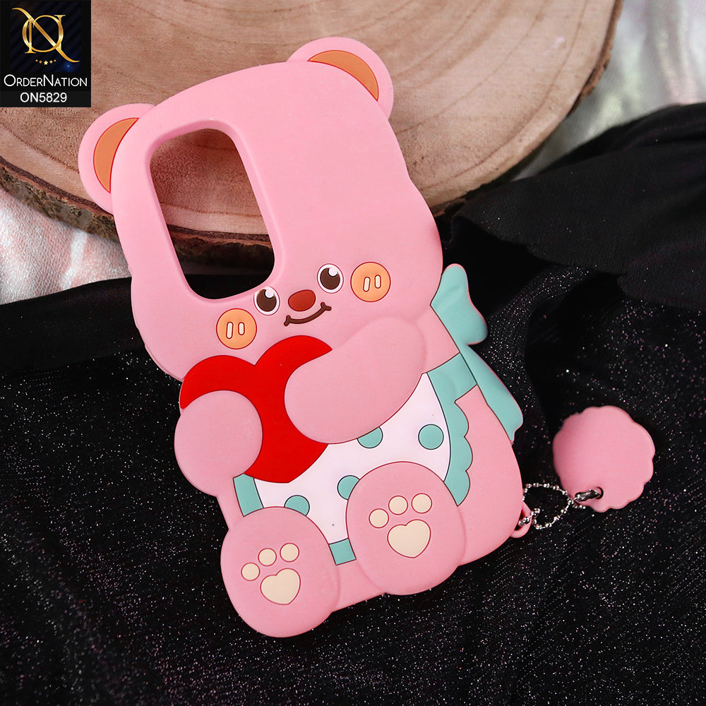 Tecno Spark 40 Pro Plus Cover - Light Pink - Endearing Adorable 3D Sup ...