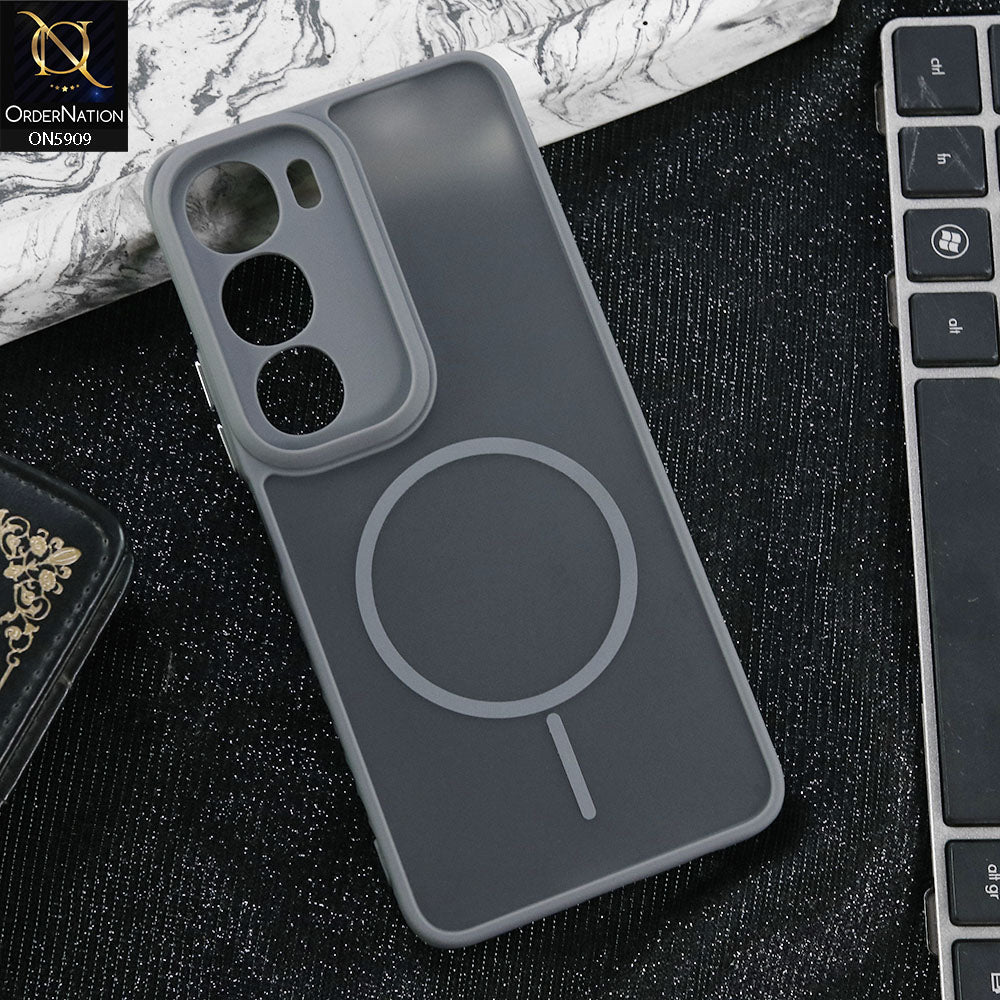 Vivo Y29 5G Cover - Gray - New Fine Premium Soft TPU Side Bordered Sem ...