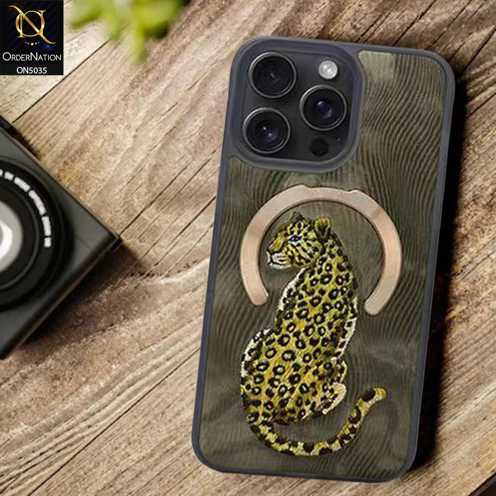 iPhone 15 Pro Max Cover - Yellow - NIMMY 3D Embroidery Fantasy Animal ...