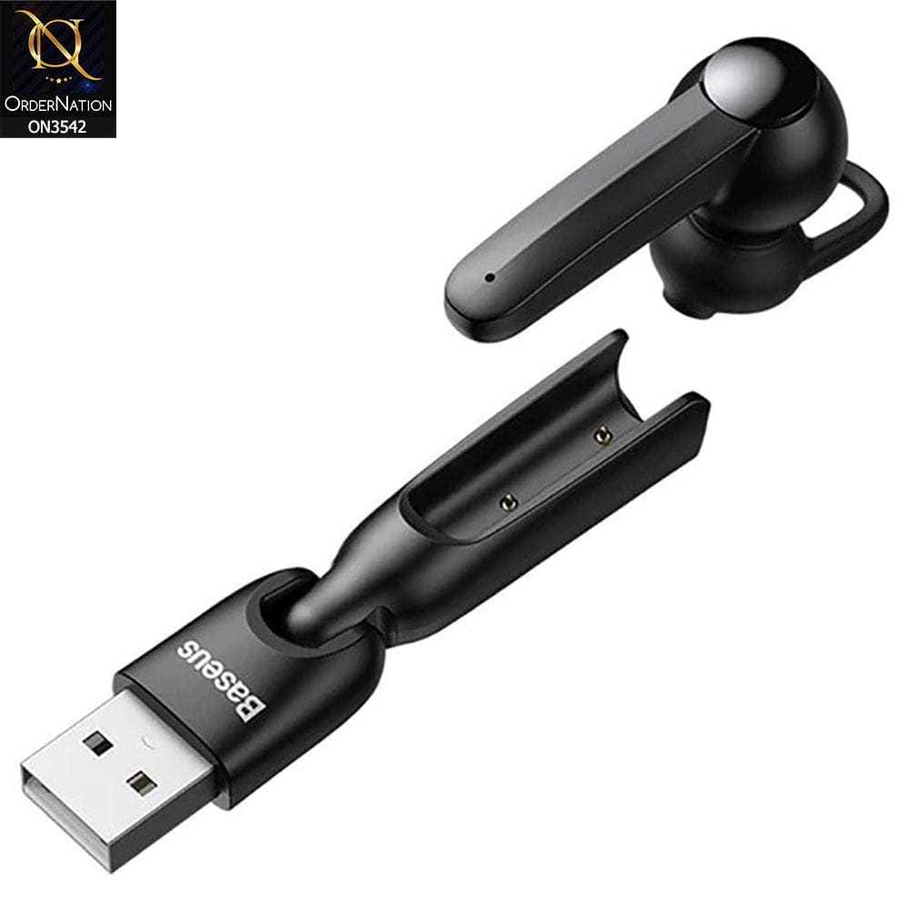 Baseus A05 Single Ear Wireless Earphone - Black – OrderNation