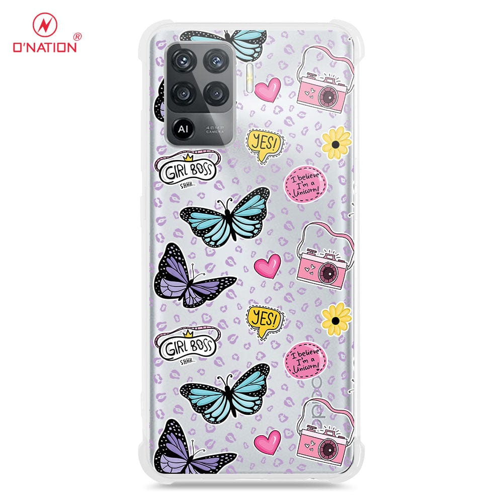 Oppo F19 Pro Cover - O'Nation Butterfly Dreams Series - Clear Phone Ca ...
