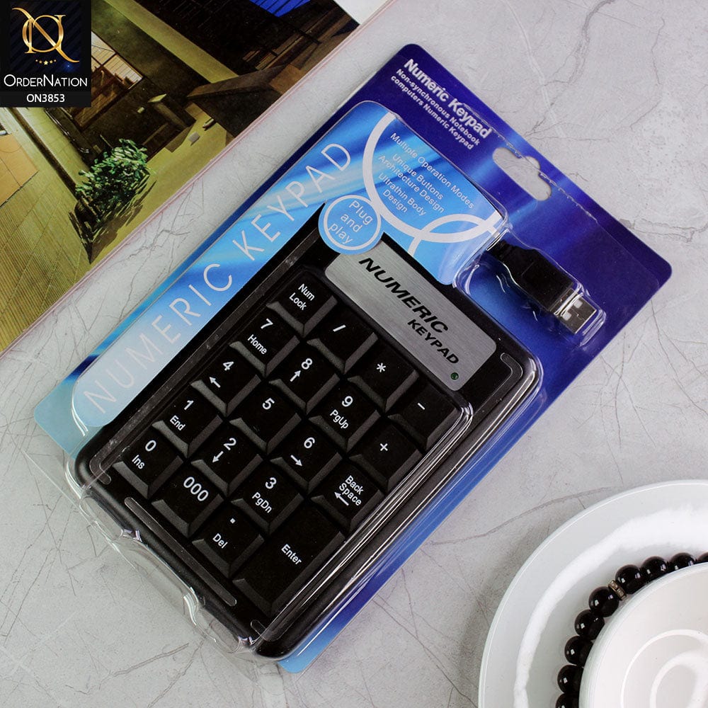 Mini Numeric Keypad Black Ordernation