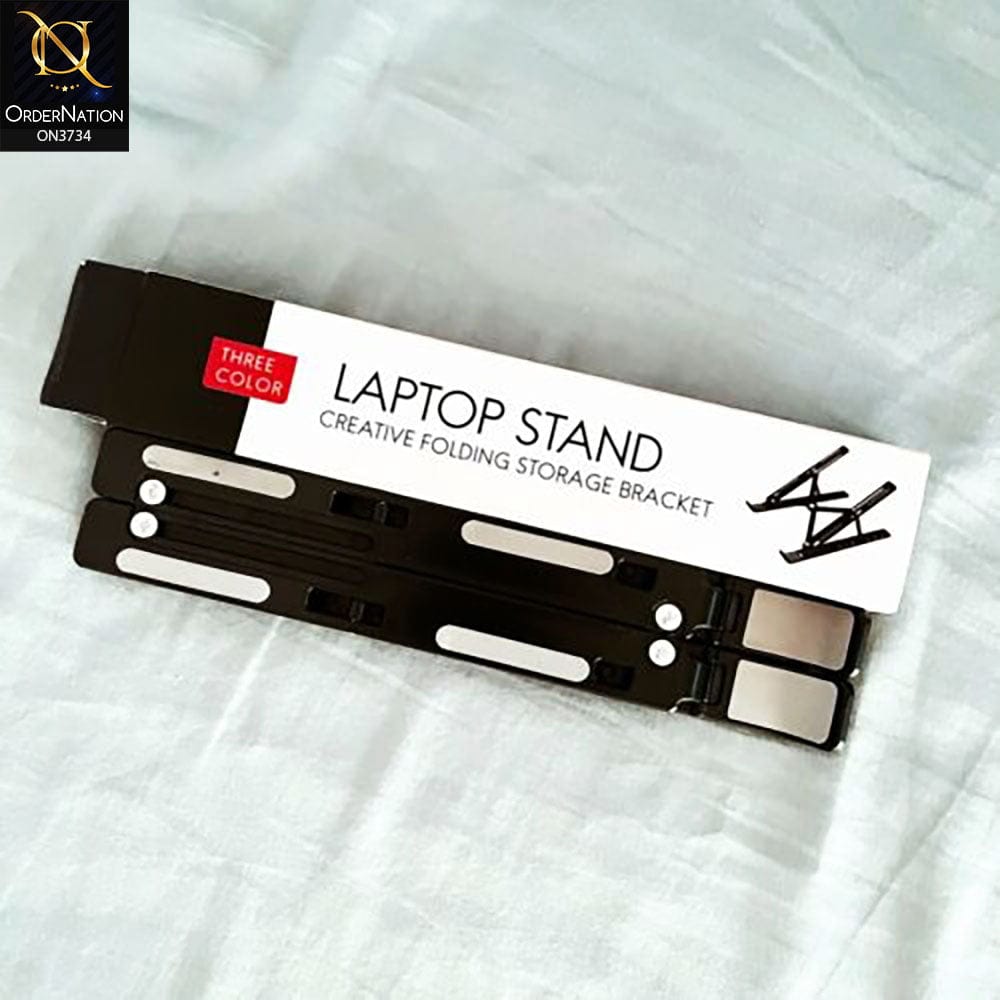 Laptop Stand Creative Folding Storage Bracket - Black – OrderNation