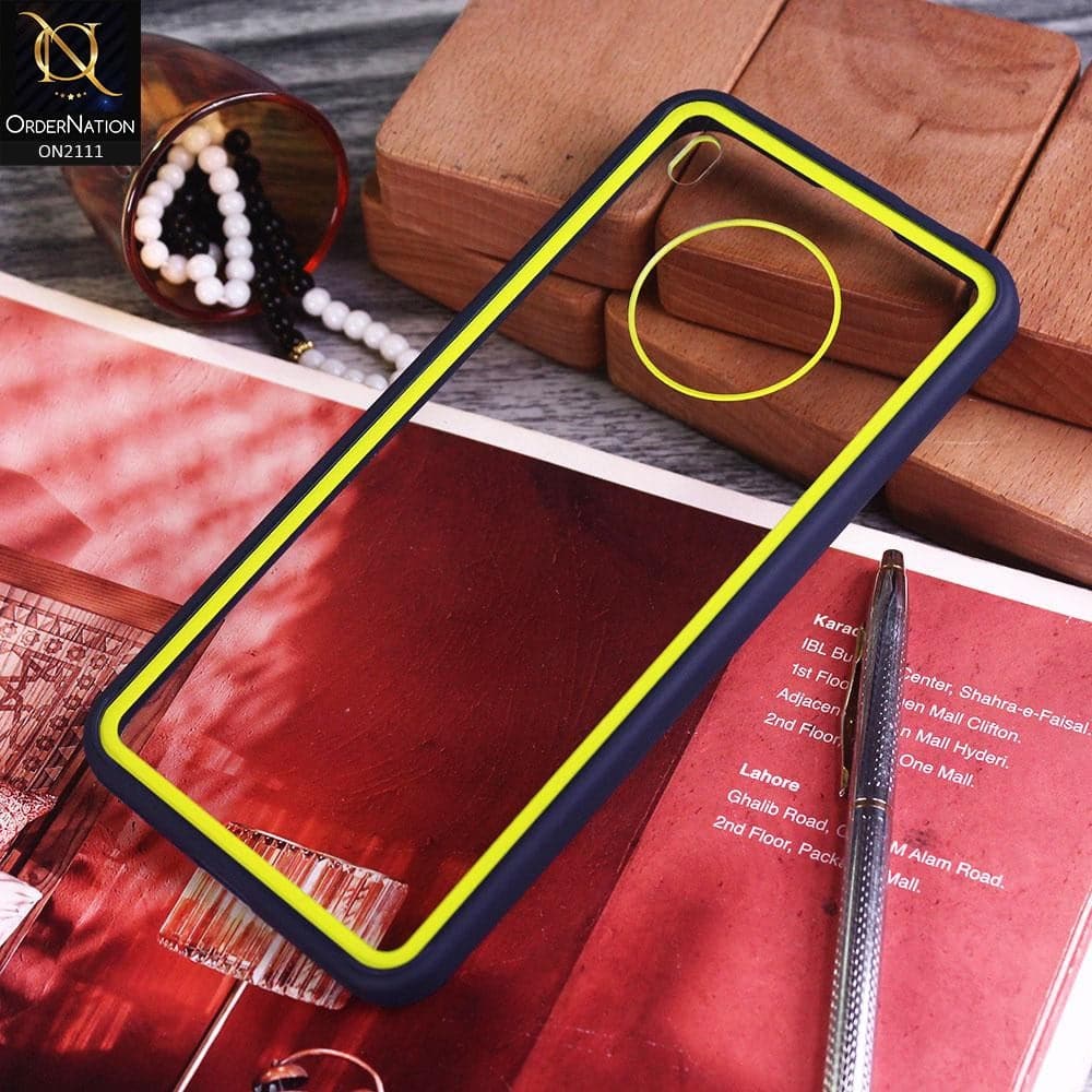 Huawei Y9a Cover - Blue - Shockproof Soft Edge Silicone Back Shell Cas ...