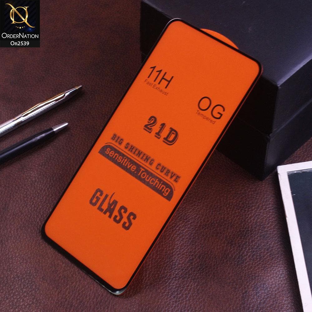 Tecno Camon 15 Pro - Xtreme Quality 21D Tempered Glass With 9H Hardnes ...