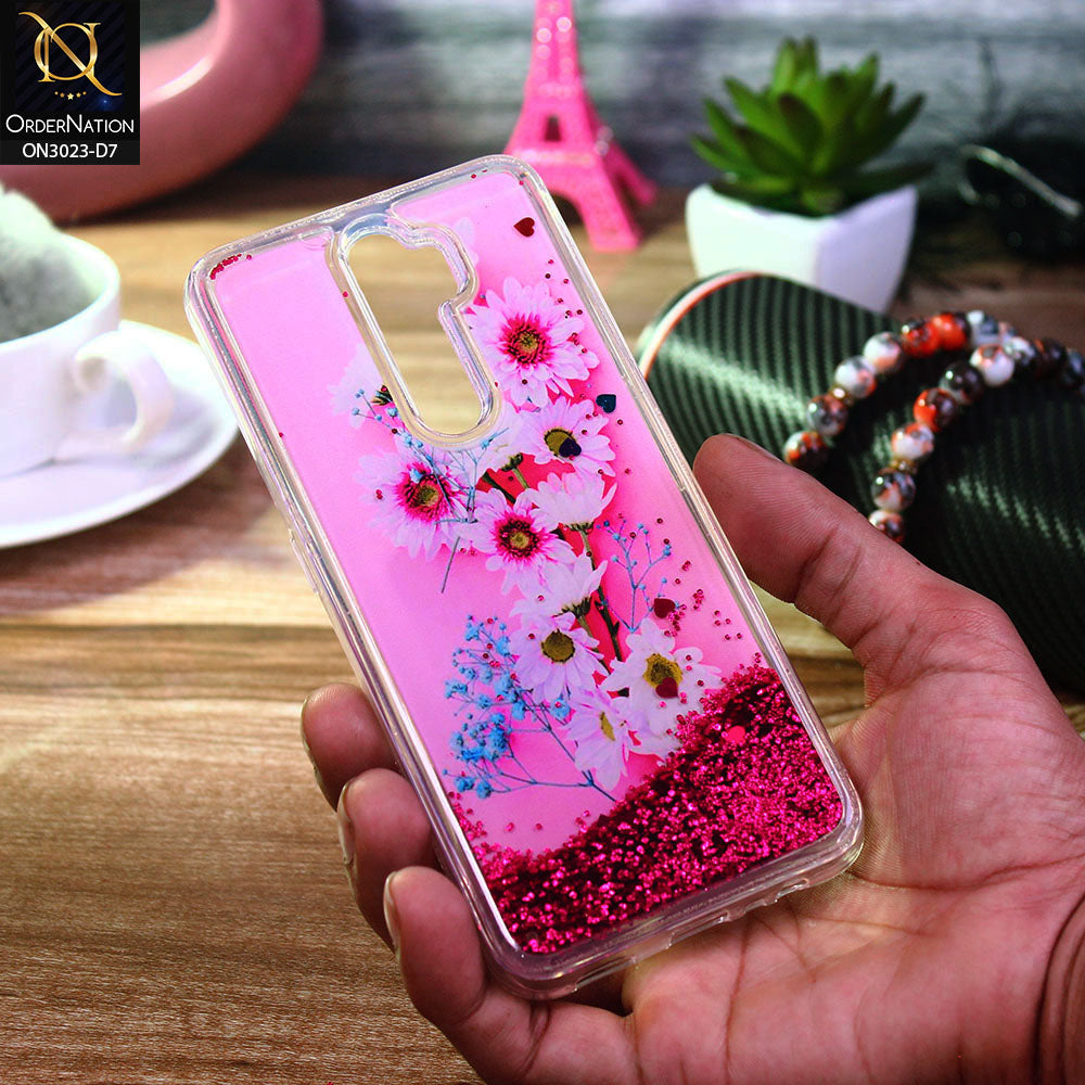 Oppo A5 2020 Cover - Design 10 - Trendy Bling Liquid Glitter Soft Case ...