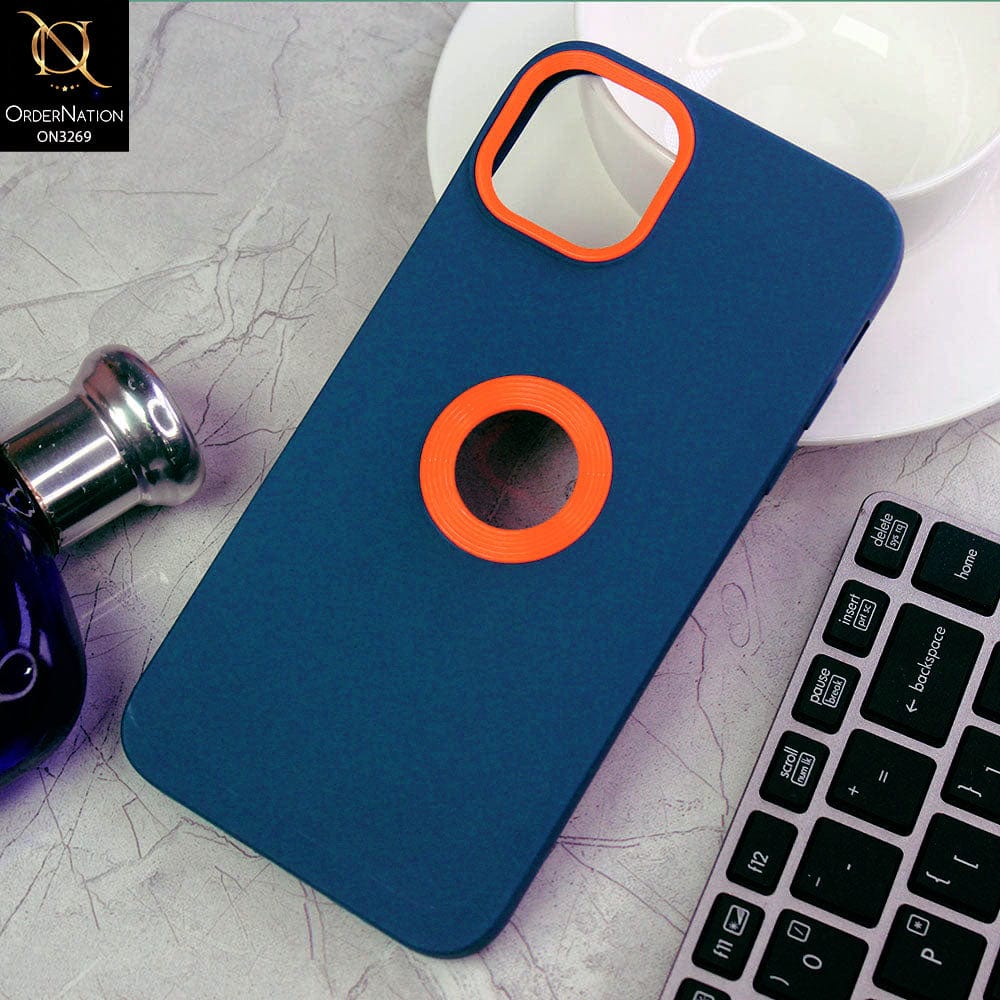iPhone 11 Cover - Blue - New Soft Protective Silicone Case with Logo H ...