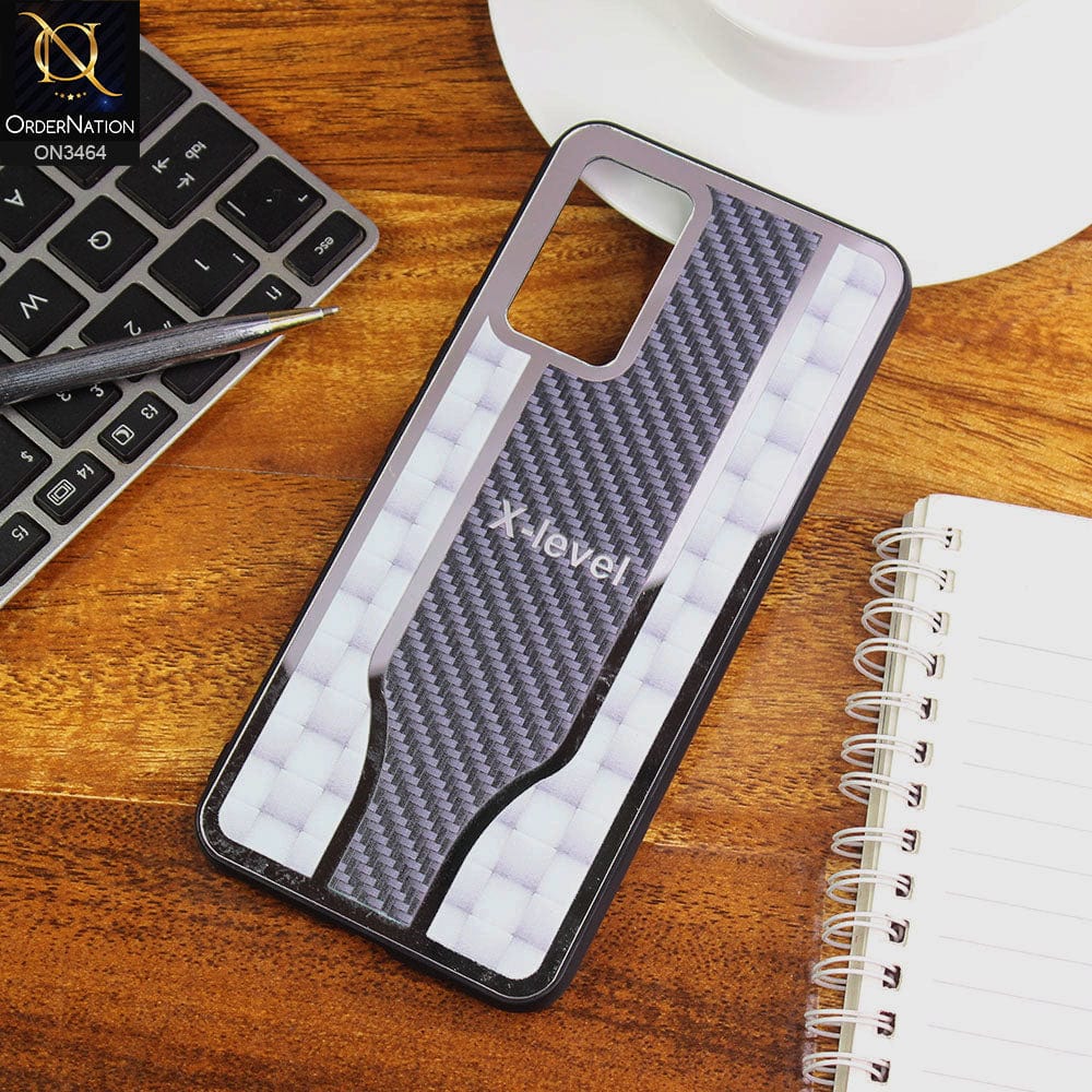 Vivo V21e Cover - White - Glossy Shiny Semi Soft Back Soft Borders Cas ...