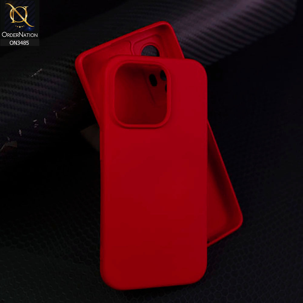 iPhone 15 Pro Cover - Dark Red - ONation Silica Gel Series - HQ Liquid ...