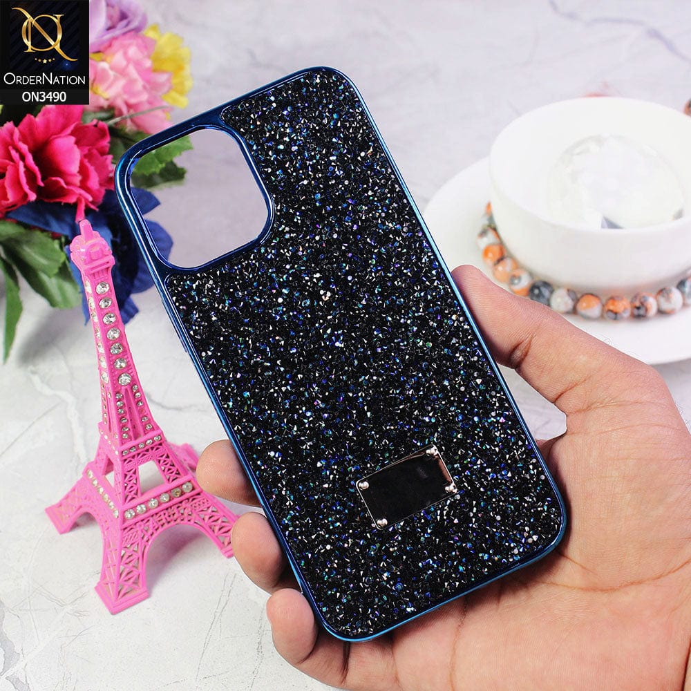 iPhone 12 Pro Max Cover - Blue - Bling Sparkle Shiny Diamond Glitter S ...