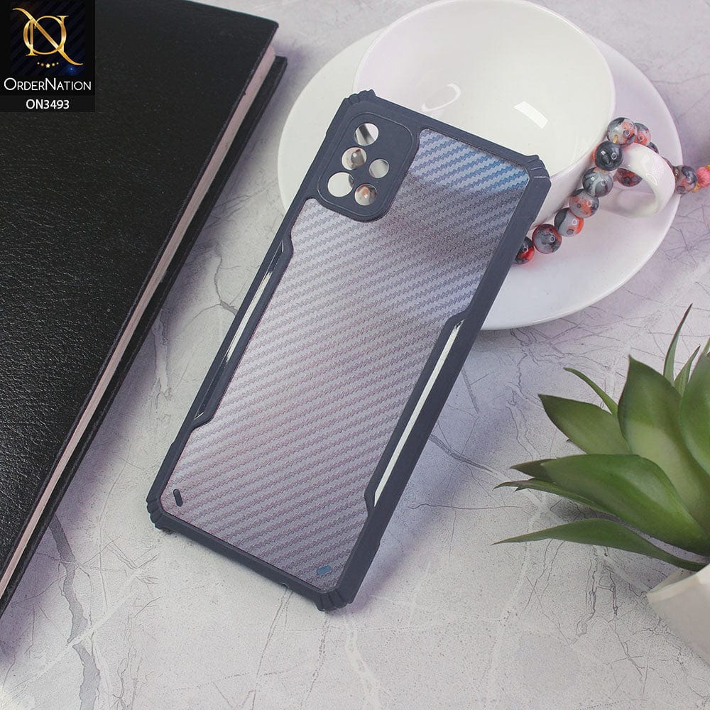 Samsung Galaxy A51 Cover - Blue - Hybrid Carbon Fiber With Camera Prot – OrderNation