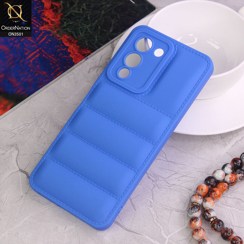 Infinix Note 12 Cover - Blue - Anti Drop Scratch Resistant Soft Silico ...
