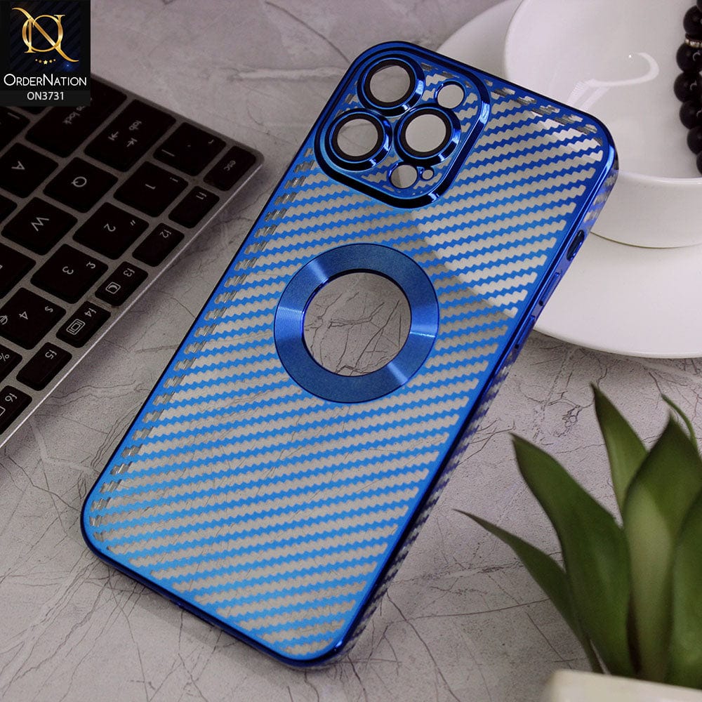 iPhone 13 Pro Max Cover - Blue - new ziggy lines camera protection log ...