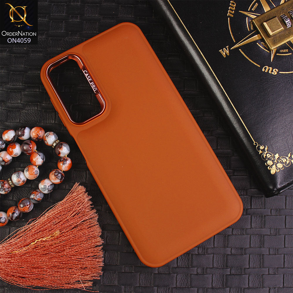 Samsung Galaxy A24 4G - Brown - New Soft Slicone Fashion Case With Fan ...