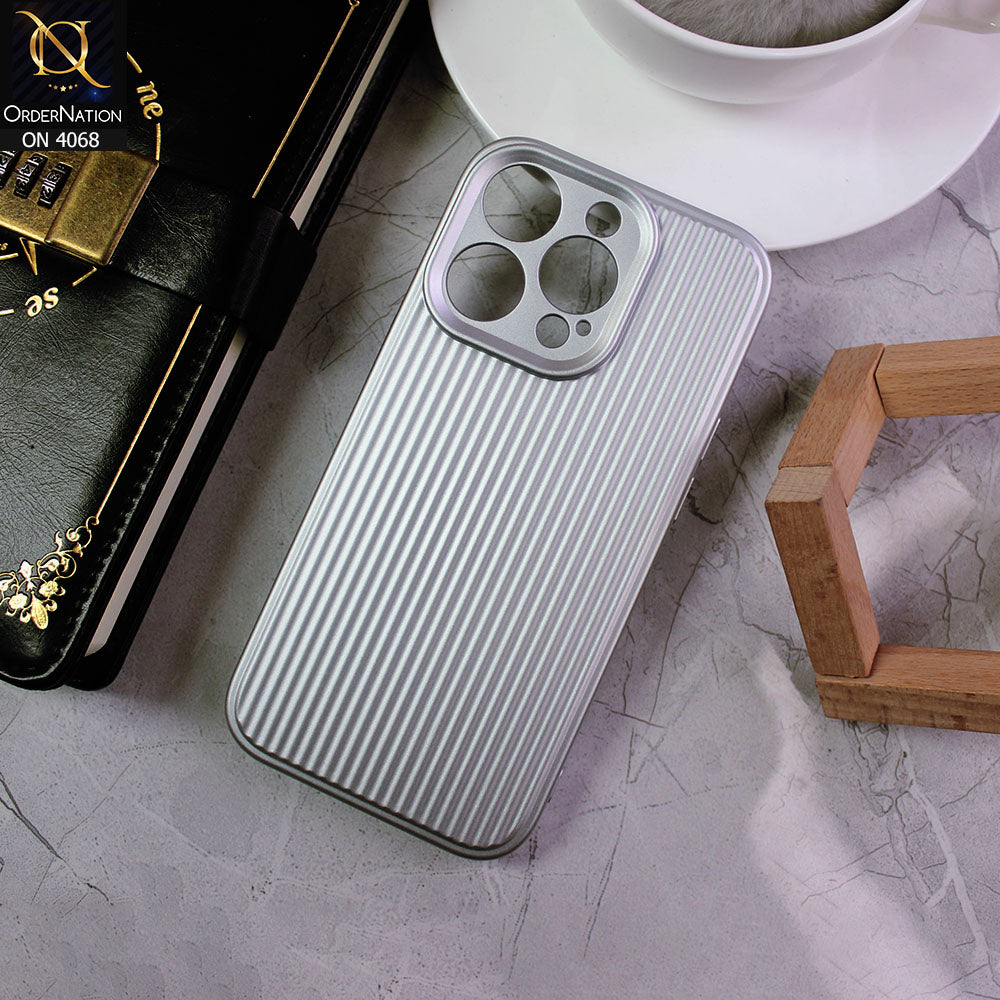 iPhone 14 Pro Cover - Silver - New Stylish Soft Silicon Camera Protect ...