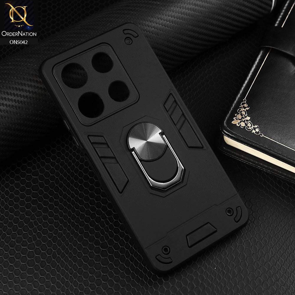 Infinix Note 30 Pro Cover - Black - New Dual PC + TPU Hybrid Style Pro ...